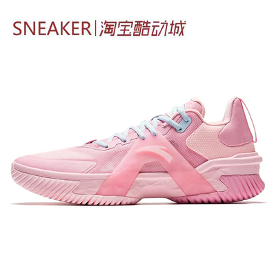 #Anta 安踏 空域5 低帮 篮球鞋 白蓝粉 912511606Q 912631613F