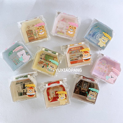 娃盒娃屋手提式场景收纳展示盒