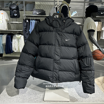 耐克羽绒服女子保暖运动休闲外套2024冬季新款FZ5929-010-104-226