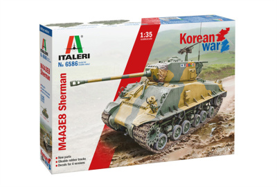 ITALERI拼装模型谢尔曼M4A3E8