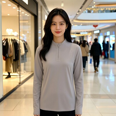 李宁女子舒适防晒长袖T恤