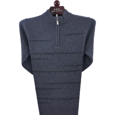 金兔男士羊毛衫加厚半高领针织衫