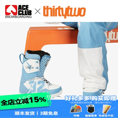 Thirtytwo32男款雪鞋双BOA系带