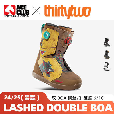 thirtytwo男滑雪鞋双BOA系带
