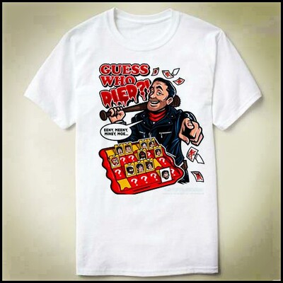 Neganthewalkingdead行尸走肉圆领衣服上衣成人TeeShirtT恤