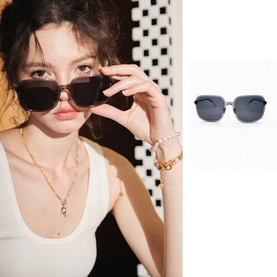 ZIRETRO方形时尚太阳镜防紫外线