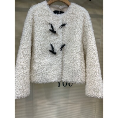 真我永恒2024冬款新款羊羔毛外套2446A21175吊2399