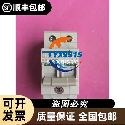 HAGER/海格 2P80A塑壳小型隔离开关SB280S?