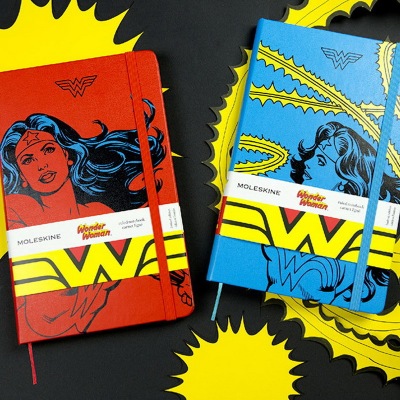 绝版现货Moleskine神奇女侠限量笔记本WONDERWOMAN手账日记事本子