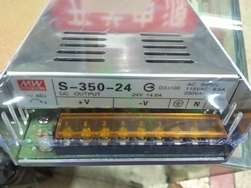 S-250-24 V 11A开关电源220VAC转DC24V S-350-12-5-48V带风机W_虎窝淘