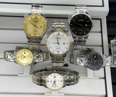 正品卡迪森手表男石英情侣对表日历简约大方防水时尚潮流百搭6129