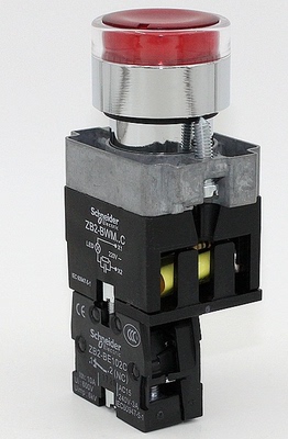 带灯按钮开关XB2-BW34M2C