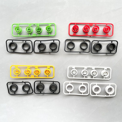 捷品四驱车 轮毂 小径轮胎 前窄后宽 不等宽