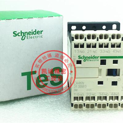原装施耐德直流接触器式继电器 CA4KN313BW3  DC24V 现货正品询价