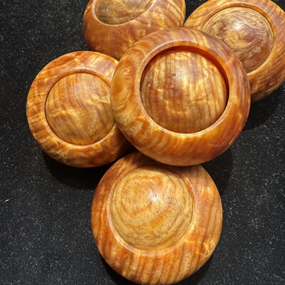 长白山北沉香琥珀木满油转运球