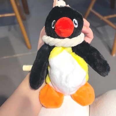 pingu企鹅吐舌头挂件玩偶演我的一天周边公仔挂饰吊索毛绒玩具