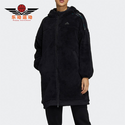 阿迪达斯正品休闲女运动保暖外套