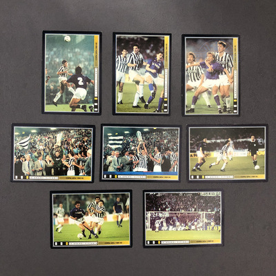 尤文图斯球星卡贴纸帕尼尼panini意甲足球1990联盟杯佛罗伦萨巴乔