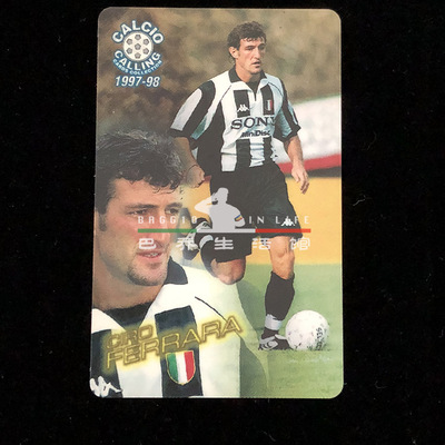1997-98 帕尼尼 panini 电话卡 意甲 36