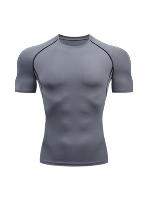 短袖速干吸湿排汗紧身衣聚酯纤维