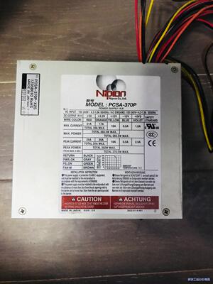电源 日本原装Nipron PCSA-370P ，服务器电源议价商品