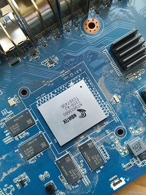 录像盒子拆机芯片两个，带板。NOVATEK议价商品
