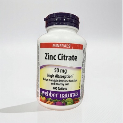 Webber伟博柠檬酸锌片50mg400粒