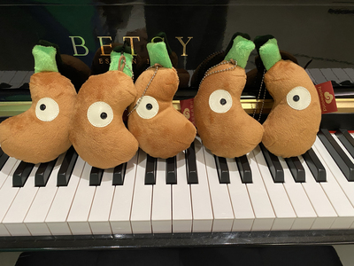 Hele toys Heleworld 植物大战僵尸毛绒玩具包包手机挂件咖啡豆