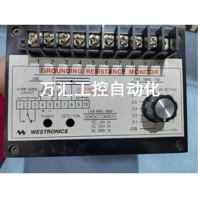 议价船用绝缘检测器WESTRONICS GROUNDING RESISTANCE SBAG-102议
