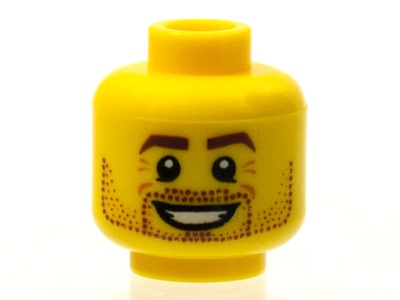LEGO乐高 3626cpb0606零件人仔表情头全新塑料积木玩具儿童益智新