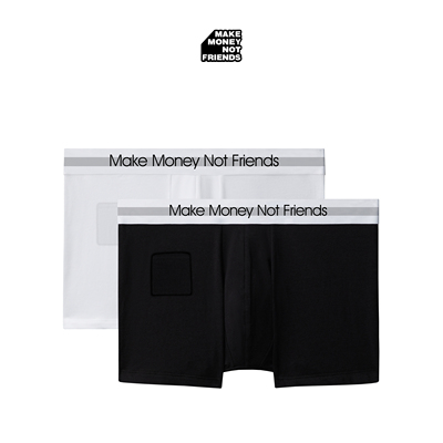 MMNF隐藏口袋·内裤 50支进口纯棉 赚钱不交朋友腰封 官方正品