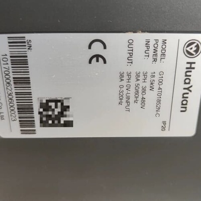 议价华远变频器G100-4T01852N-C，18.5千瓦，38可维修