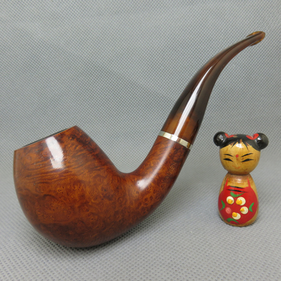 德国华云VAUEN石楠木烟斗9mm老式男士Classic glatt 光面3973