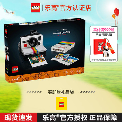 LEGO乐高21345宝丽来SX-70相机成人拼装积木玩具收藏