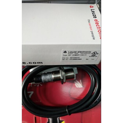 原装LEUZE劳易测圆柱型光电传感器红外感应开关RT 318M/P-100.11