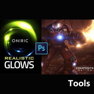 Tools PS辉光晕光光效插件 Oniric Glow Generat1.2