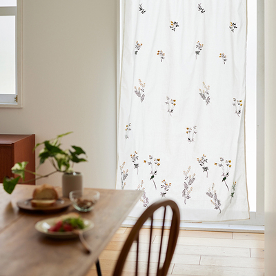 日本shesay印度制全棉刺绣窗帘