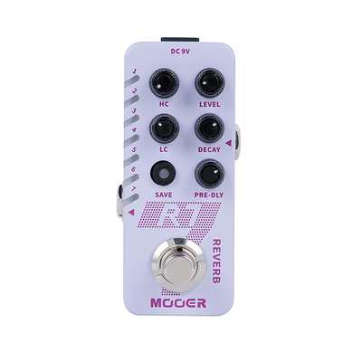 MOOER魔耳乐器R7 REVERB数字混响尾⾳保持单块效果器