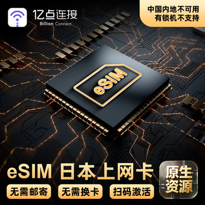 日本eSIM电话卡