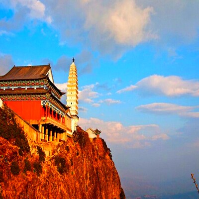 大理鸡足山一日游 往返直通车+景区门票+往返索道+往返电瓶车上段