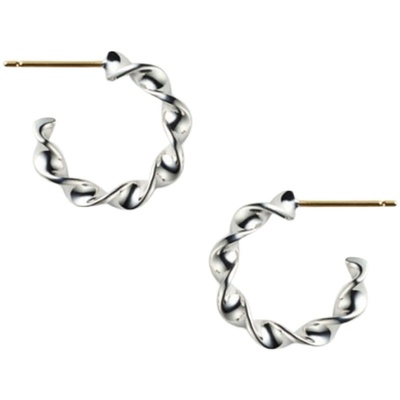 ins日本careering小众纯银针耳钉