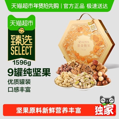 臻选洽洽高端坚果礼盒休闲零食