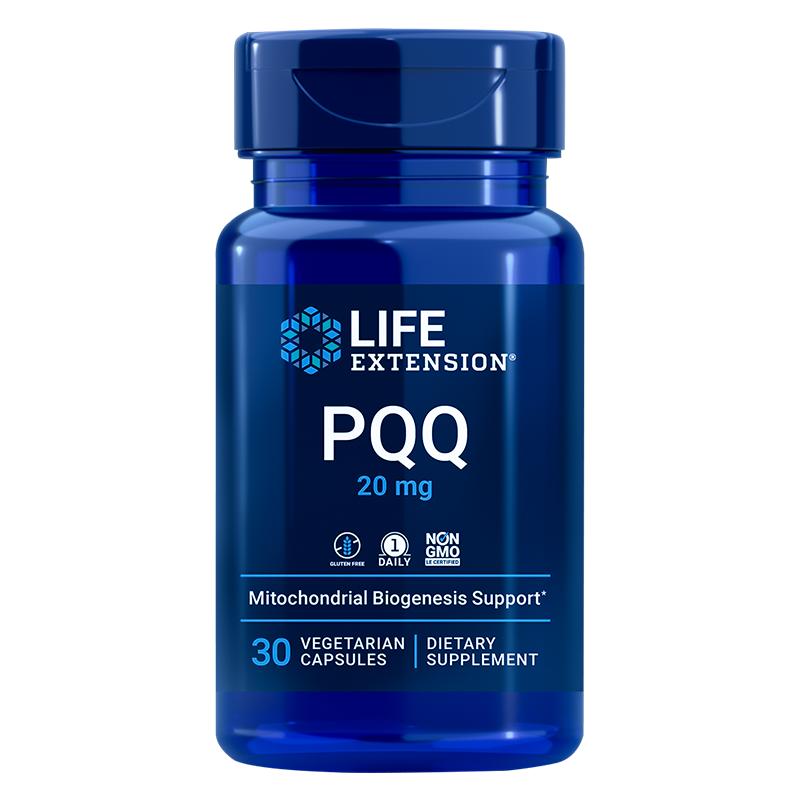 沿寿LIFE高含量PQQ线粒体优化吡咯喹啉醌辅酶q10脑活素记忆力胶囊
