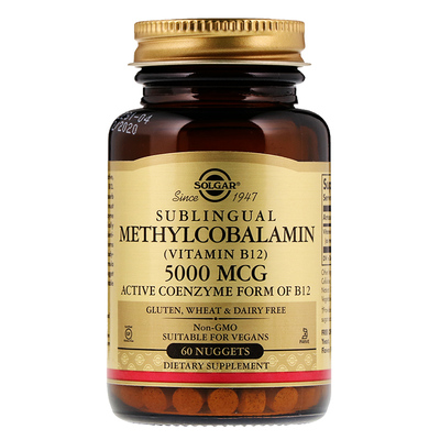 solgar美国进口营养神经甲钴胺