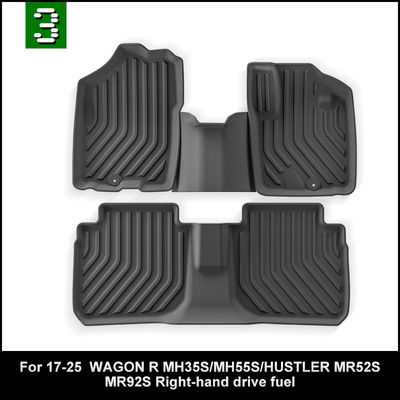 适用17-25款铃木MH35S/MH55S/20-24款MR52S/R92S汽车脚垫TPE右舵