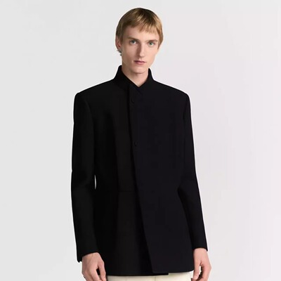 25秋冬王俊凯同款立领CD家冬装羊毛夹克羊绒西装外套单西定制多色