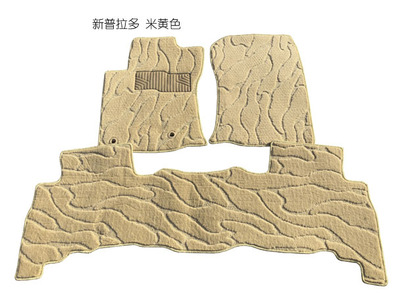 丰田新老款霸道专用绒面地毯脚垫