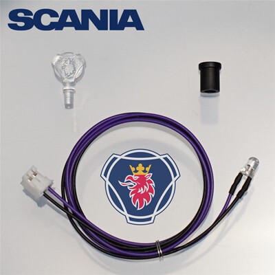 田宫斯堪尼亚拖头 tamiya 1/14 SCANIA车标 R620 仪表台内饰灯