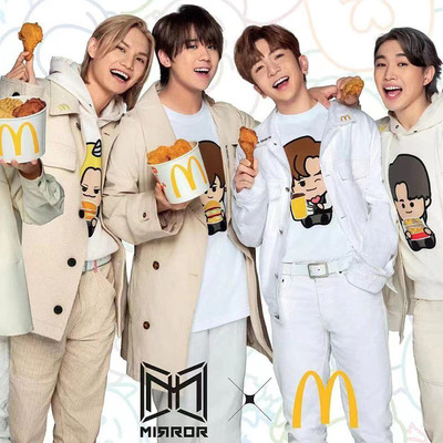 香港盧瀚霆/吕爵安/姜涛/陈卓贤同款10CM20CM棉花娃娃Mirror娃衣