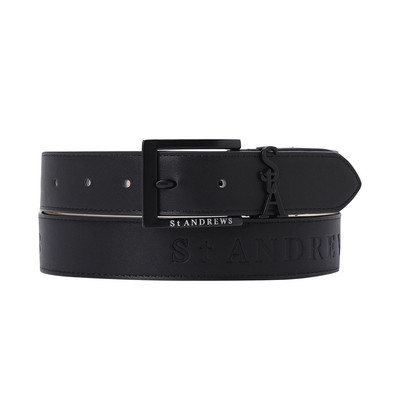 韩国代购STANDREWS高尔夫配饰26年男士春季纯色简约百搭运动腰带